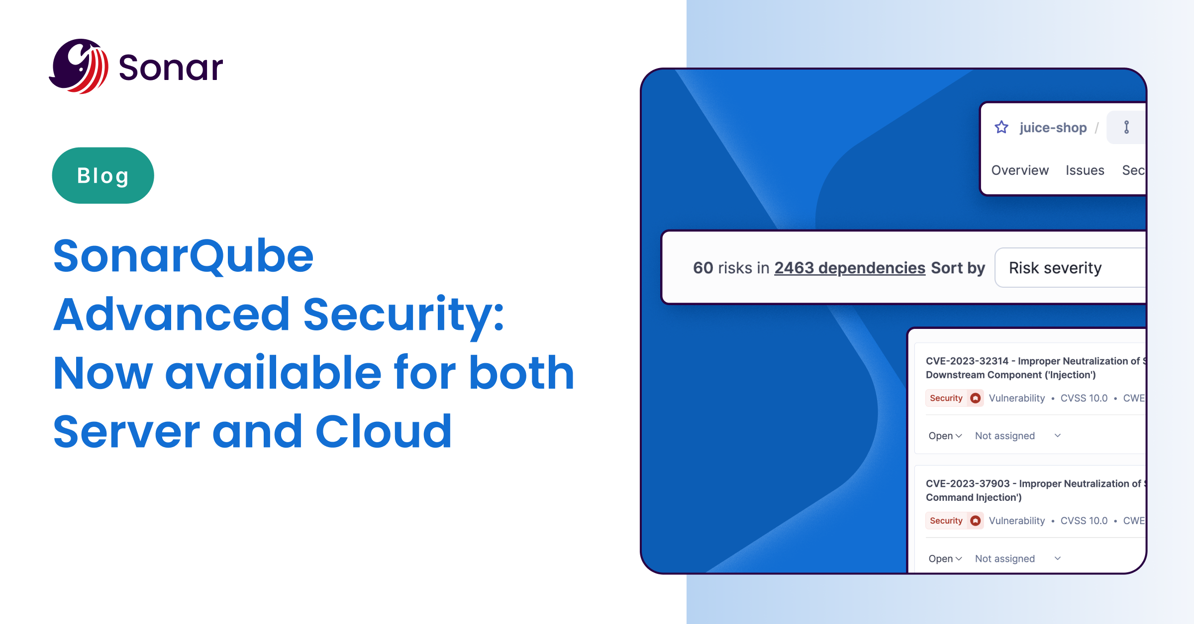 SonarQube Advanced Security now available: developer-first security for all code | Sonar